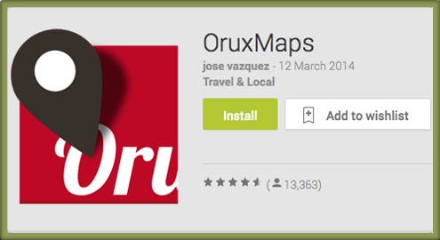 Best offline topographic maps for Android: Orux Maps